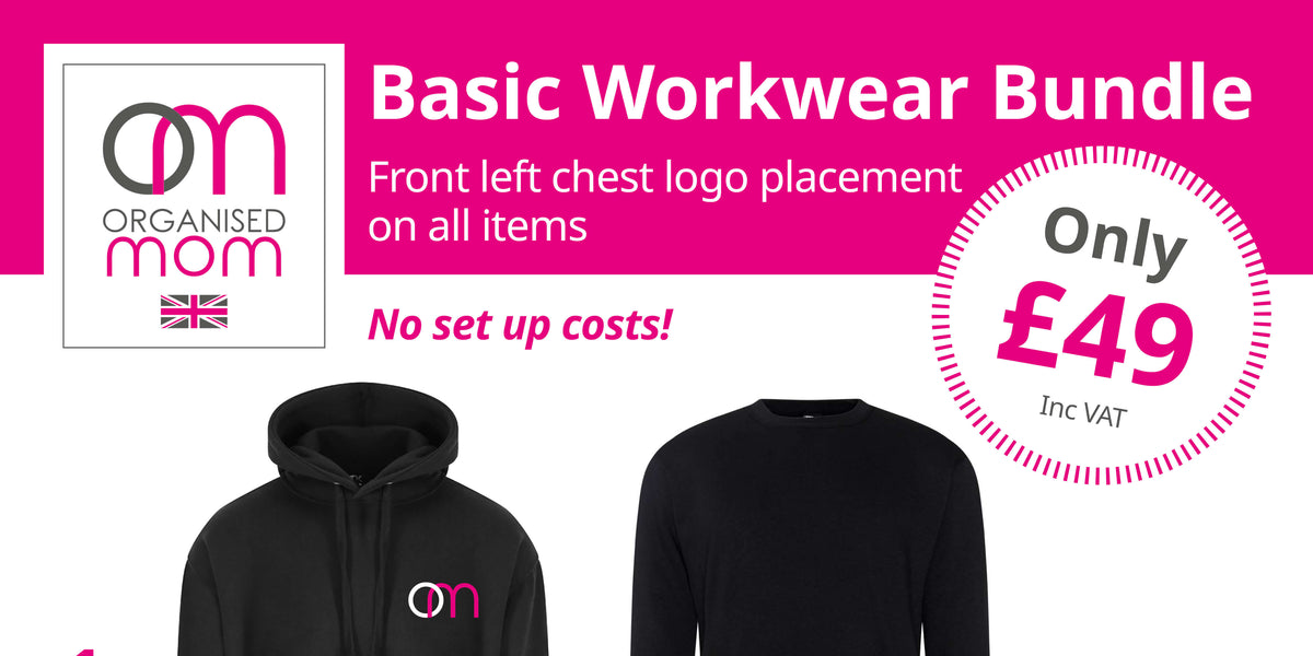 Basic Pro Rtx Workwear Bundle - Personalised with your logo - 3 items – Organised Mom